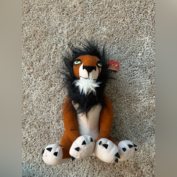 Disney | Toys | The Lion King Scar 4 Disney Store Plush Stuffed Animal ...